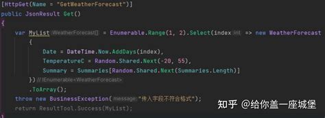net core WebApi 统一封装返回结果 全局异常处理 知乎
