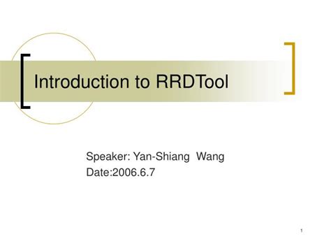 ppt introduction to rrdtool powerpoint presentation free download