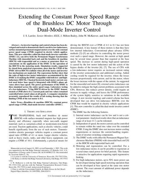 Ieee Transactions On Power Electronics Vol No May