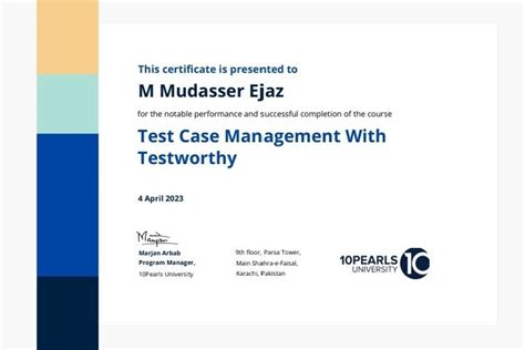 Mohammad Mudasser Ejaz On Linkedin 10pearls Sqa Sqaengineer