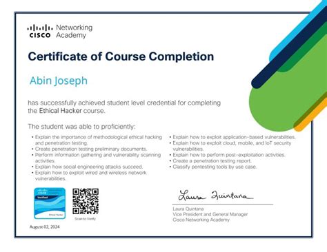 Abin Joseph On Linkedin Leveling Up My Cybersecurity Game 🛡️ Just