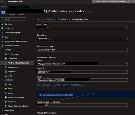 Virtual Network Gateway Additional Routes To Advertise Microsoft Qanda
