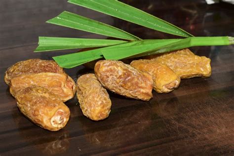 Dried Dates Stock Image Image Of Tasty Barhee Eating 255589135