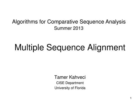 Ppt Multiple Sequence Alignment Powerpoint Presentation Free Download Id4802782