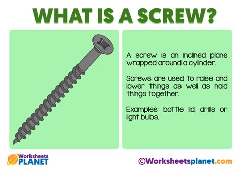 What Is A Screw Definition And Example