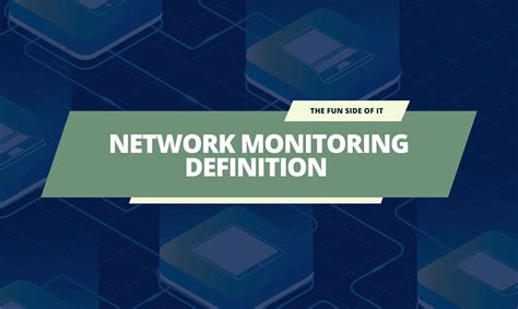 Network Monitoring Definition Simple Explanation