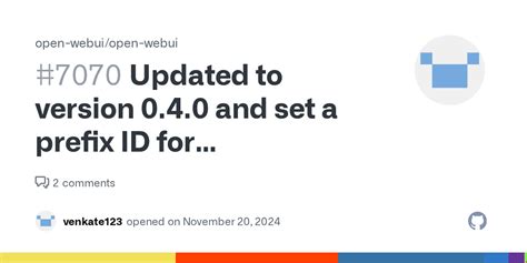 Updated To Version 040 And Set A Prefix Id For Connections The Web Ui Shows A Blank Page