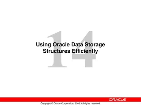 Ppt Using Oracle Data Storage Structures Efficiently Powerpoint