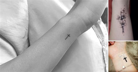 Ideas De Tatuajes De Pequeñas Y Minimalistas Cruces Tattoo Arte