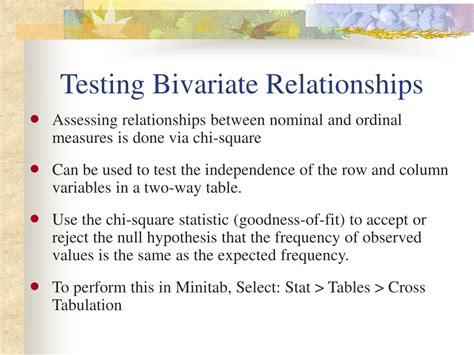 Ppt Analyzing Data Bivariate Relationships Powerpoint Presentation