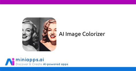 Ai Image Colorizer Free Ai Powered Mini App Miniapps Ai