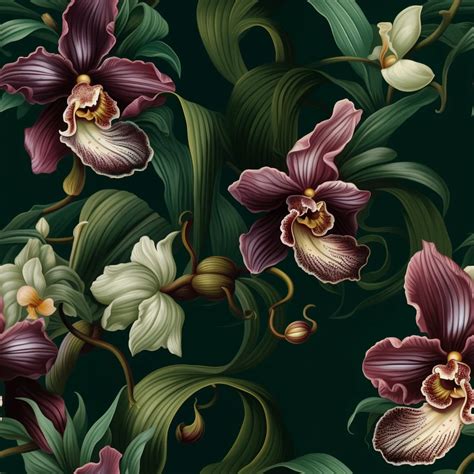 Orchid Pattern Download