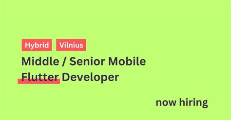 Artur Bunkow On Linkedin Dart Flutterjobs Mobileappdevelopment