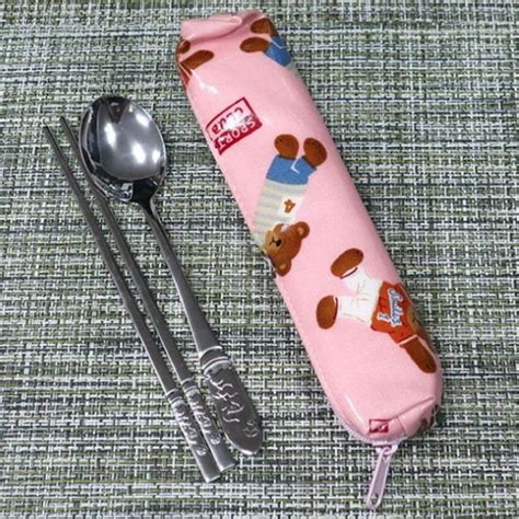 어린이 실용적인 N6121ada11c 수저 세트 수저통 젓가락 수저집 케이스 세트 홈플러스 택배배송