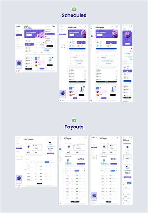 Unity Dashboard Kit Behance
