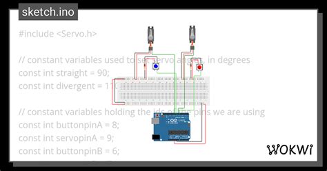 Multiple Servos With Buttons Programming Arduino Forum