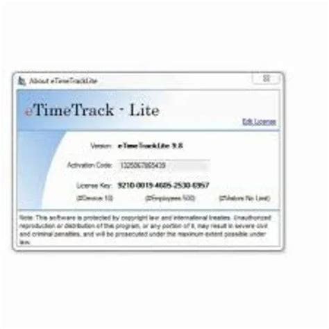 Essl Etimetracklite Software License Key At ₹ 1000 Year In Pune Id 2854222433748