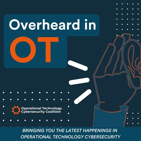 Operational Technology Cybersecurity Coalition On Linkedin Operationaltechnology