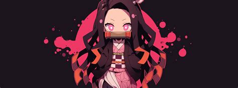 3840x1440 Resolution Nezuko Kamado Cute Demon Slayer 3840x1440