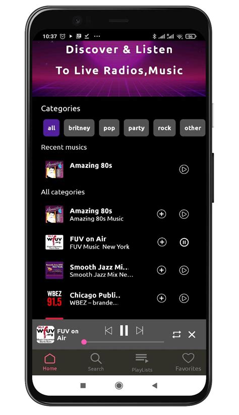 music player react native app for android by smartsolutionsltd codester