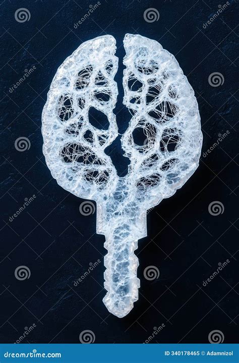 Intricate Ice Crystal Structure Stock Illustration Illustration Of