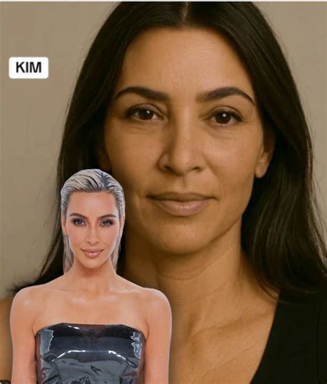 What The Kardashians Would Look Like Without Plastic Surgery According