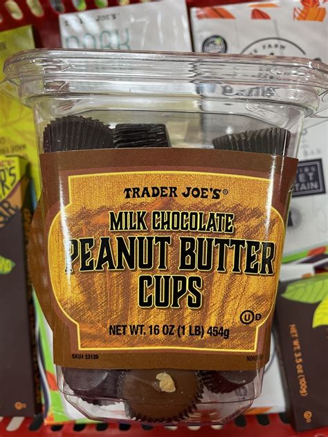 Milk Chocolate Peanut Butter Cups - Trader Joe's | Oatmel