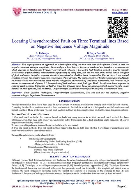 Locating Unsynchronized Fault On Three Terminal Lines Based On Negative