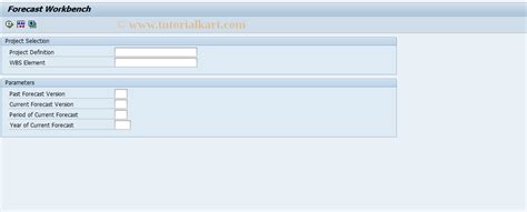 CNFOWB SAP Tcode Forecast Workbench