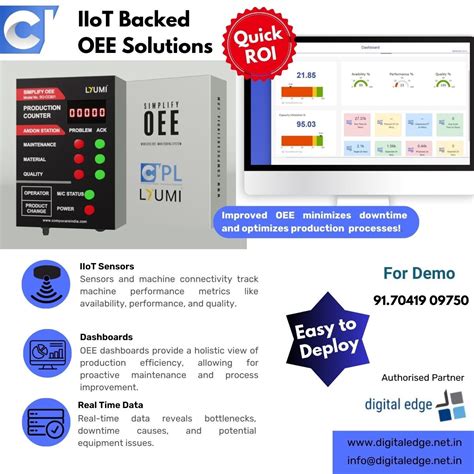 Digital Edge On Linkedin Iiot Iot Oee Manufacturing Industry4 Smartmanufacturing Automation