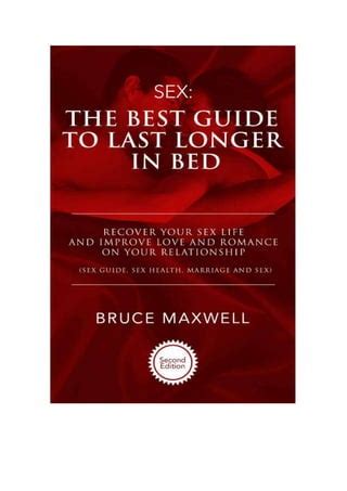 Sex The Best Guide To Last Longer In Bed PDF