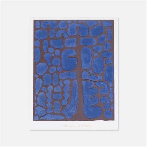 Simulaque│파울 클레 늦은 밤 숲에서 바라본 풍경