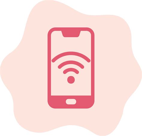 Smartphone Wifi Vecto Icon Vector Art At Vecteezy