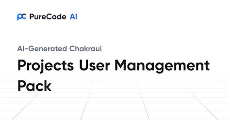 build great chakraui projects user management pack components faster