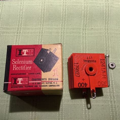Federal Itt 1241a H Selenium Rectifier 350 400 Ma 130 Volts Hi Densityのebay公認海外通販｜セカイモン