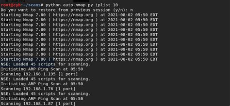 Github Cybarcherauto Nmap Runs Nmap Scans With Multithreading And Generates Scan Results In