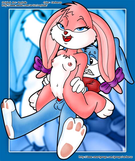 Rule 34 Anthro Babs Bunny Balls Breasts Buster Bunny Duo Female Fur