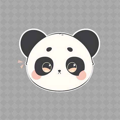 Premium Psd Png Cuddly And Shy Anime Panda Boy With Round Ears And