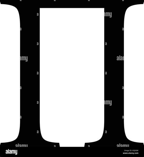 Pi Greek Letter Pi Uppercase Symbol Isolated Vector Illustration Stock Vector Image And Art Alamy