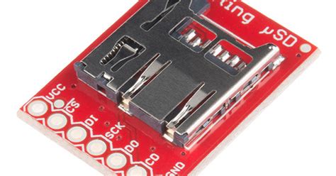 Level Shifting Microsd Breakout Sparkfun Usa