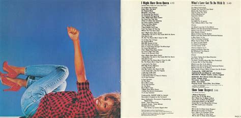 Tina Turner Private Dancer Album Art And Collateral Fonts In Use