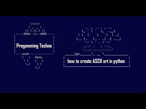 How To Create ASCII Art In Python YouTube