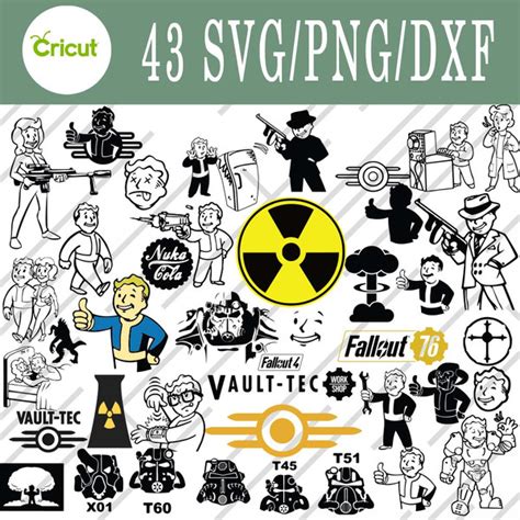 Fallout Svg Fallout Bundle Svg Png Dxf Cutting File Svg Inspire