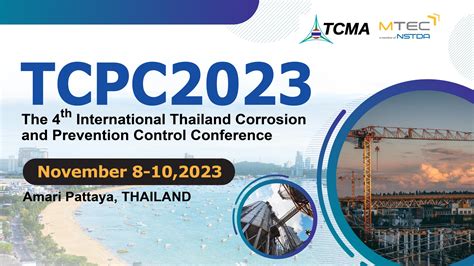 Tcpc2023 The 4th International Thailand Corrosion Prevention And