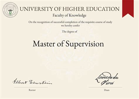 Master Of Supervision Msupv