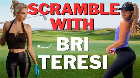 5 Hole Scramble With Model Bri Teresi Sabrina Andolpho Youtube