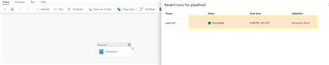 Pipeline Gets Error When Run Notebook Microsoft Fabric Community