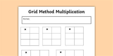 editable multiplication grids teacher made twinkl