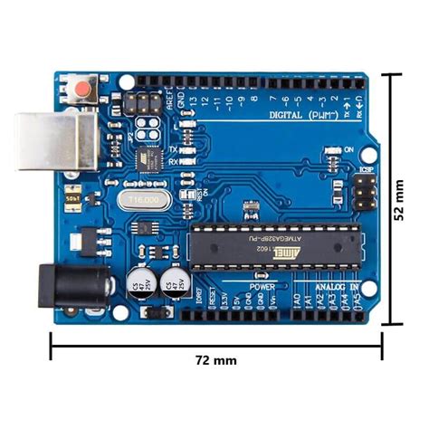 Tarjeta Rantec R UNO Atmega Atmega U Compatible Arduino UNO Rantec Electronics
