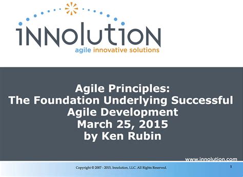 Agile Principles The Foundation Underlying Successful Agile